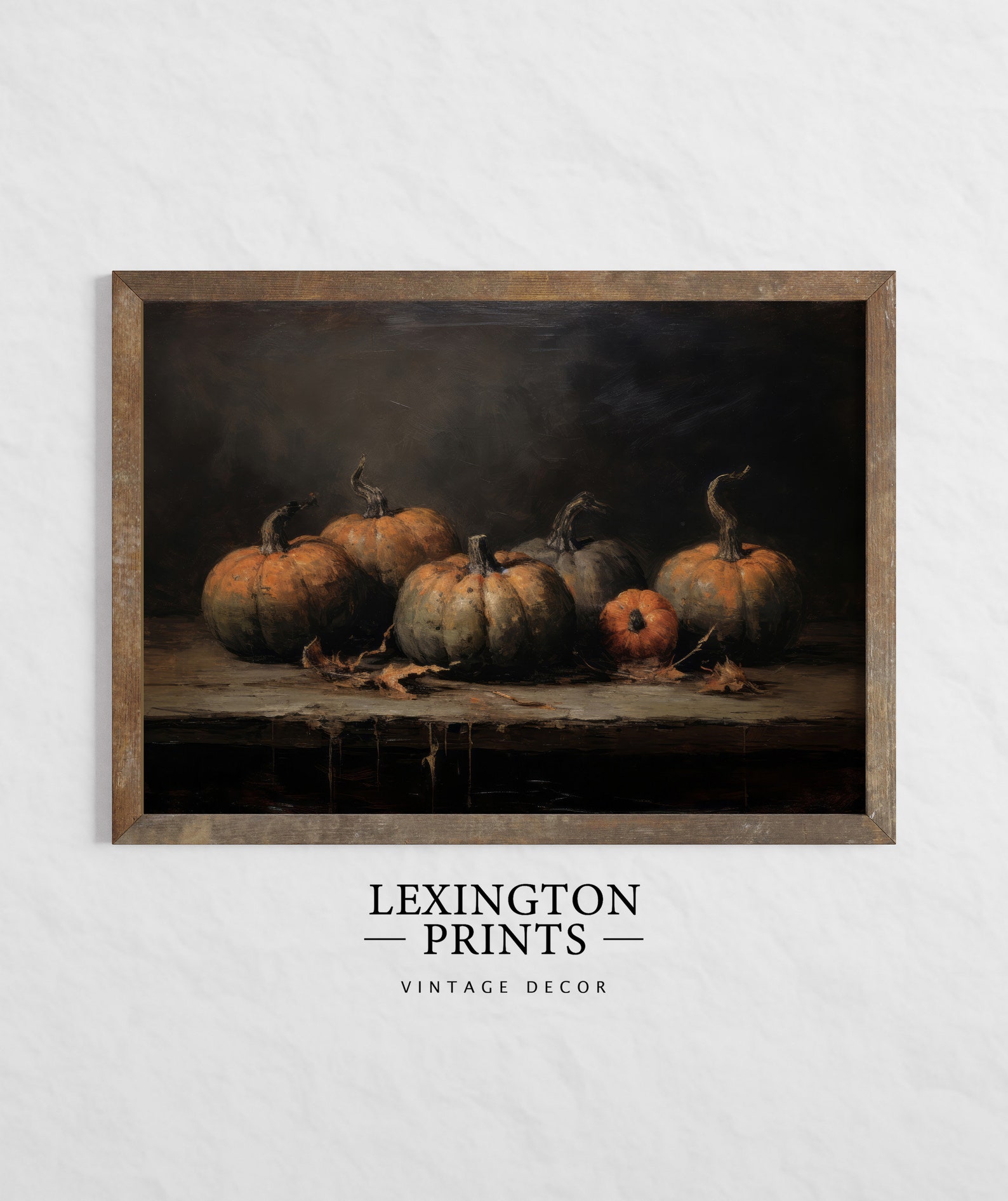 Pumpkin Wall Art Halloween Decor Printable Wall Art Pumpkin - Etsy