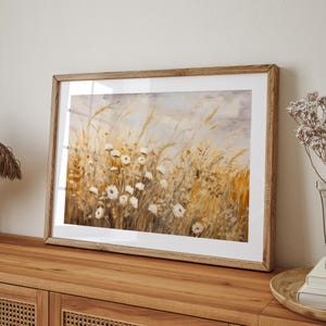 Fall Printable Wildflower Field Floral Print, Fall Decor Vintage Fall ...