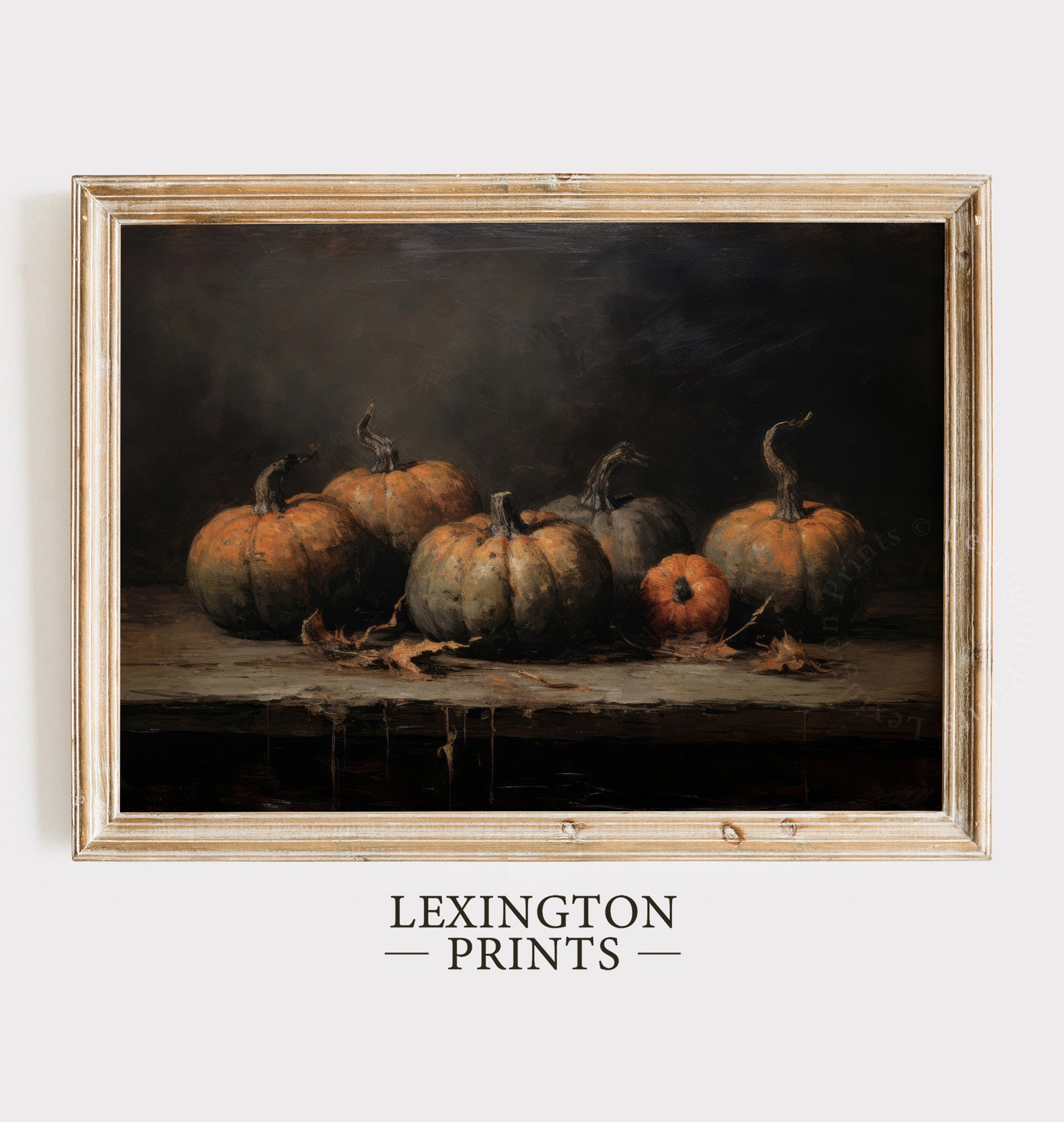 Pumpkin Wall Art Halloween Decor Printable Wall Art Pumpkin Decor ...