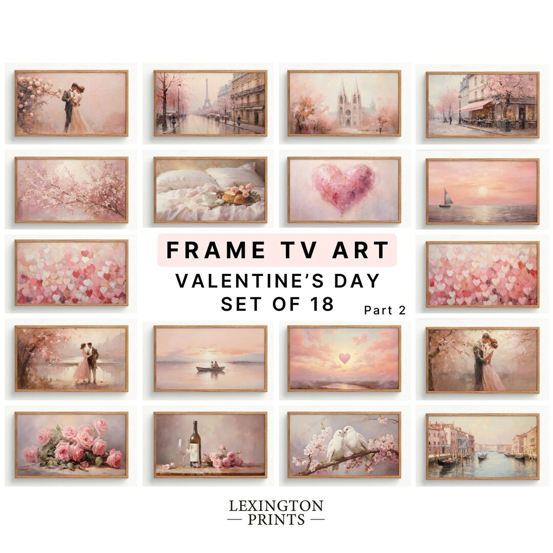 Valentines Day Samsung Frame TV Art Valentines Bundle Set of 18 - Part ...