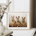 Spring Bunny Rabbits Spring Decor, Vintage Farmhouse Print, Vintage ...