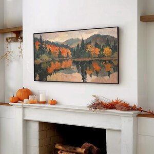 Moody Fall Landscape TV Art Fall TV Art, Samsung Frame TV Art, Autumn ...