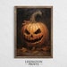 Halloween Decor Jack O Lantern Printable Pumpkin Decor Vintage - Etsy