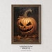 Halloween Decor Jack O Lantern Printable Pumpkin Decor Vintage - Etsy
