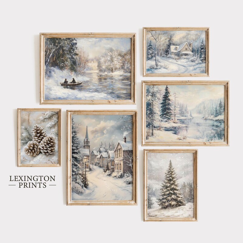 Winter Set 6 Poster - Etsy