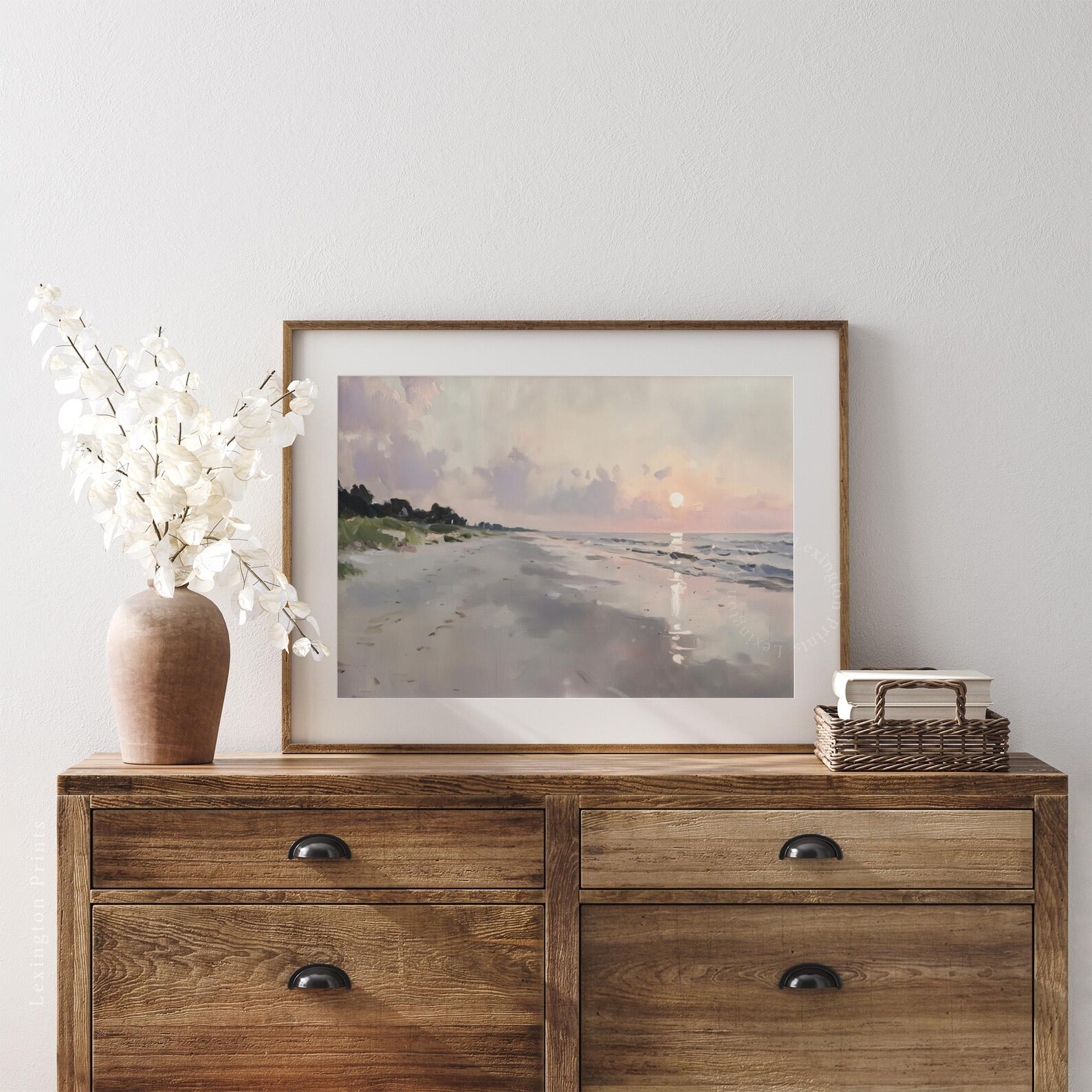 Beach Sunset Print, Summer PRINTABLE Wall Art, Coastal Wall Art Beach ...