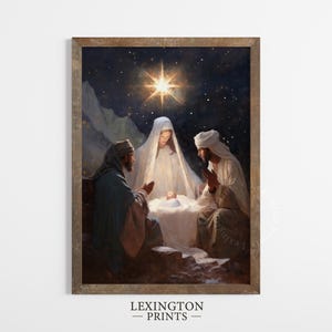 Nativity Christian Wall Art Christian Nativity Christmas Wall Art ...