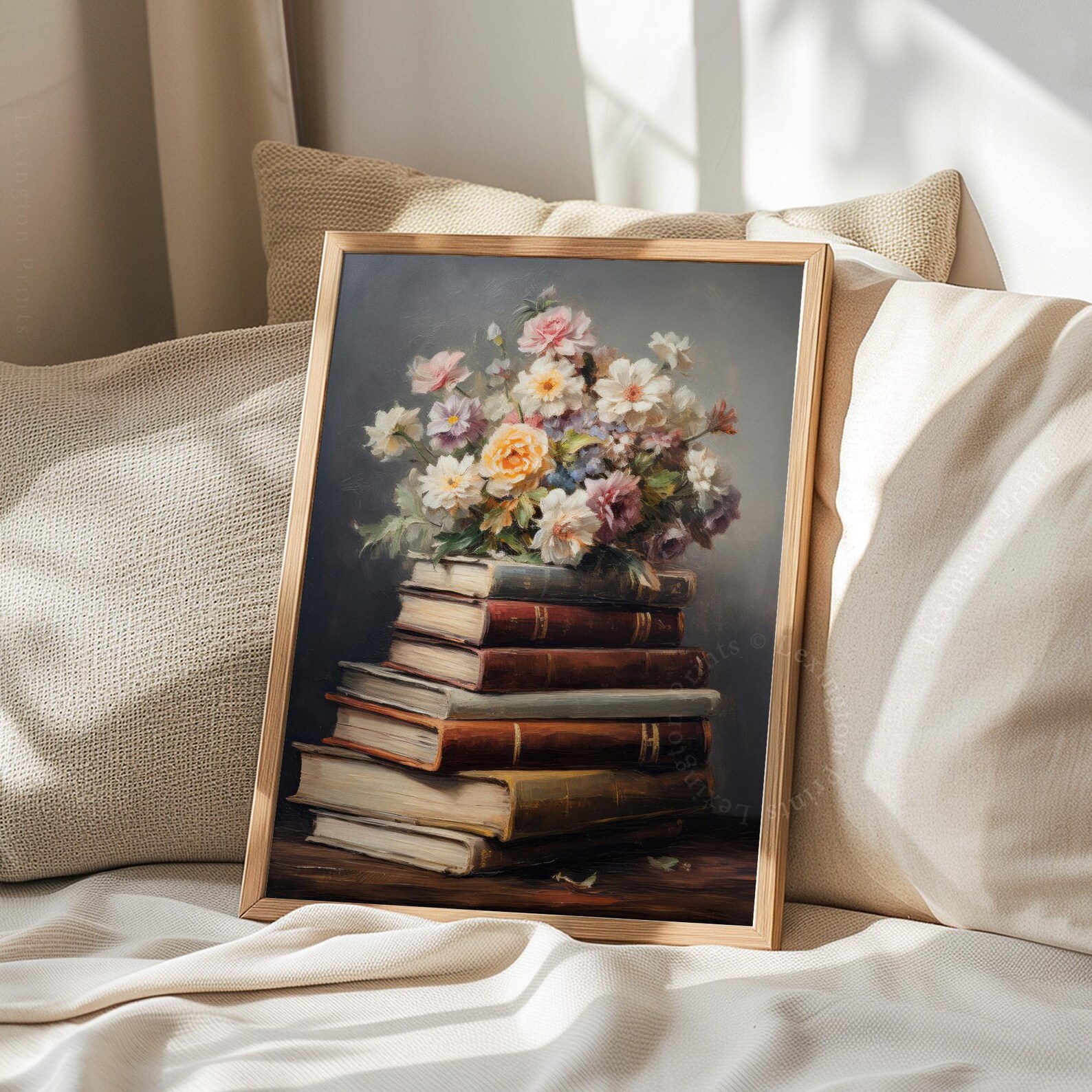 Rustic Spring Wall Art Book Art Still Life Spring Print Spring Decor ...