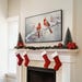 Snowy Winter Cardinal Bird Christmas Frame TV Art Christmas Wall Art ...