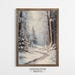 Winter Decor Landscape Print, Winter Printable Wall Art, Vintage Winter ...