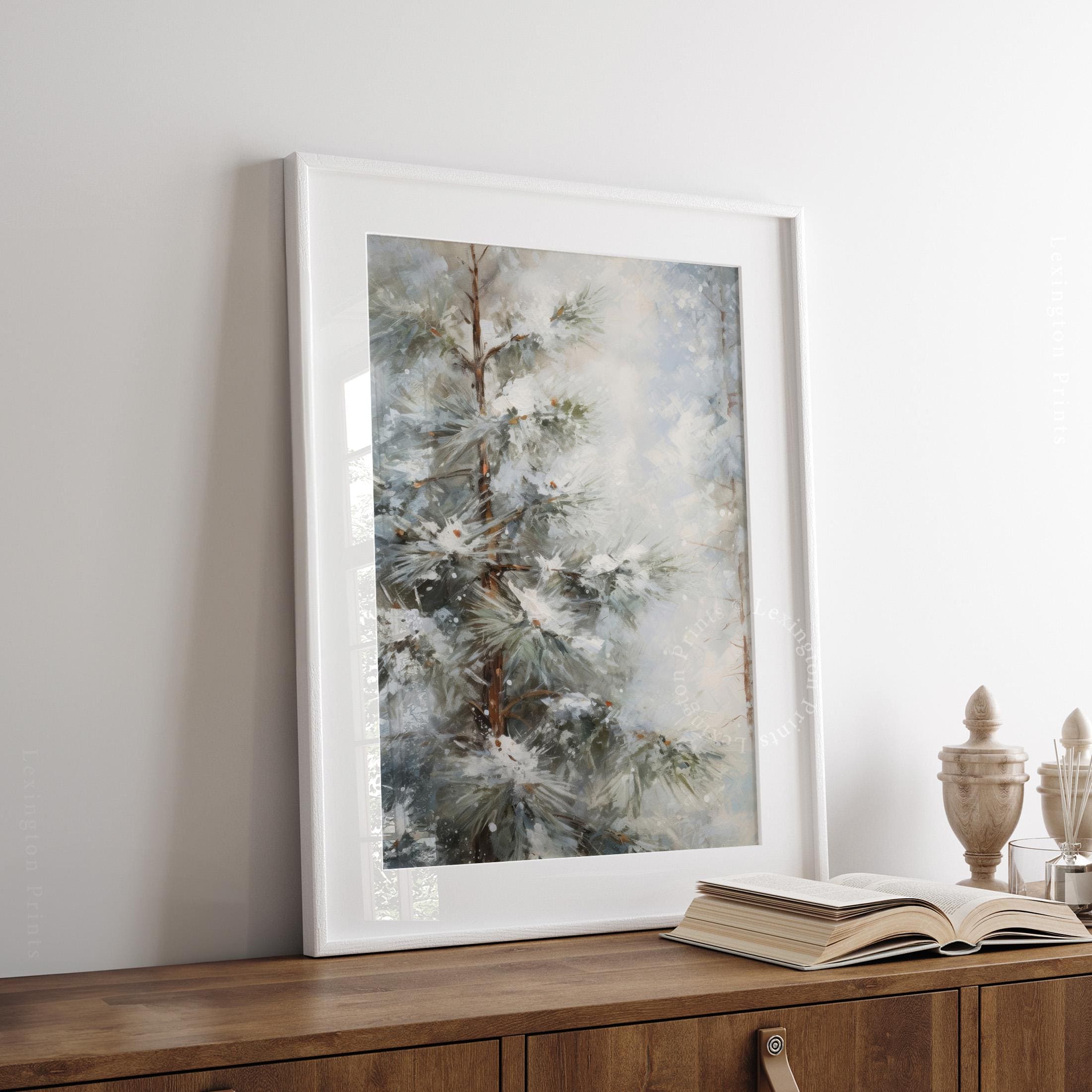 Tree Christmas Wall Art Christmas Tree Art Printable Christmas Decor ...
