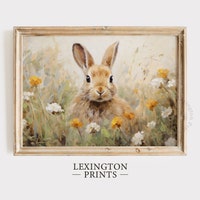 Rabbit Art - Etsy