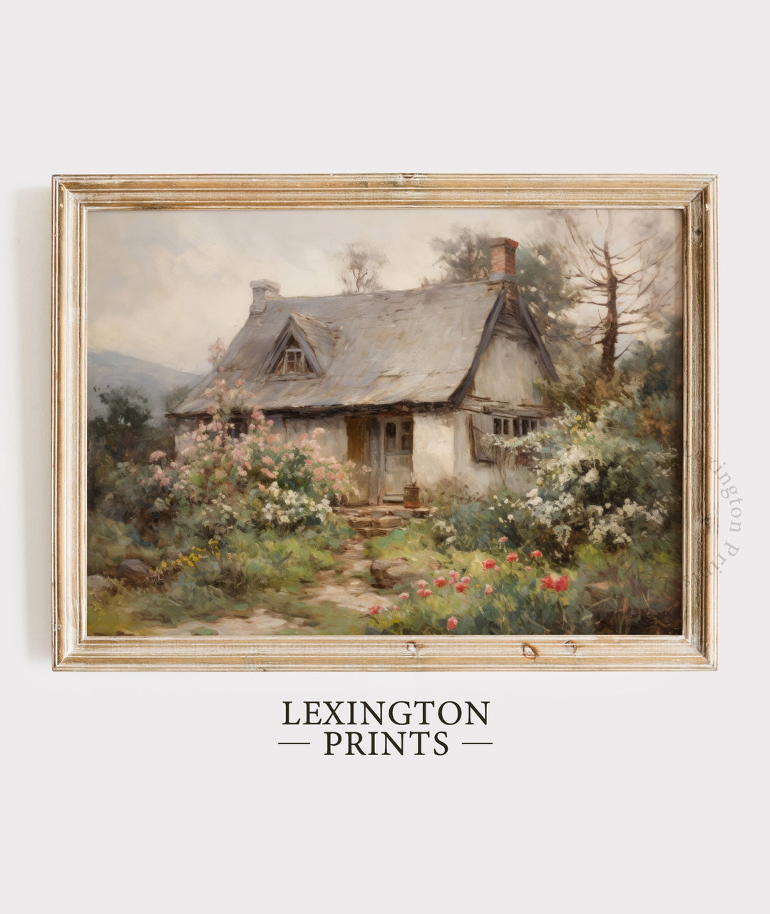 Printable Cottage Garden Print, Cottagecore Decor Farmhouse Print ...