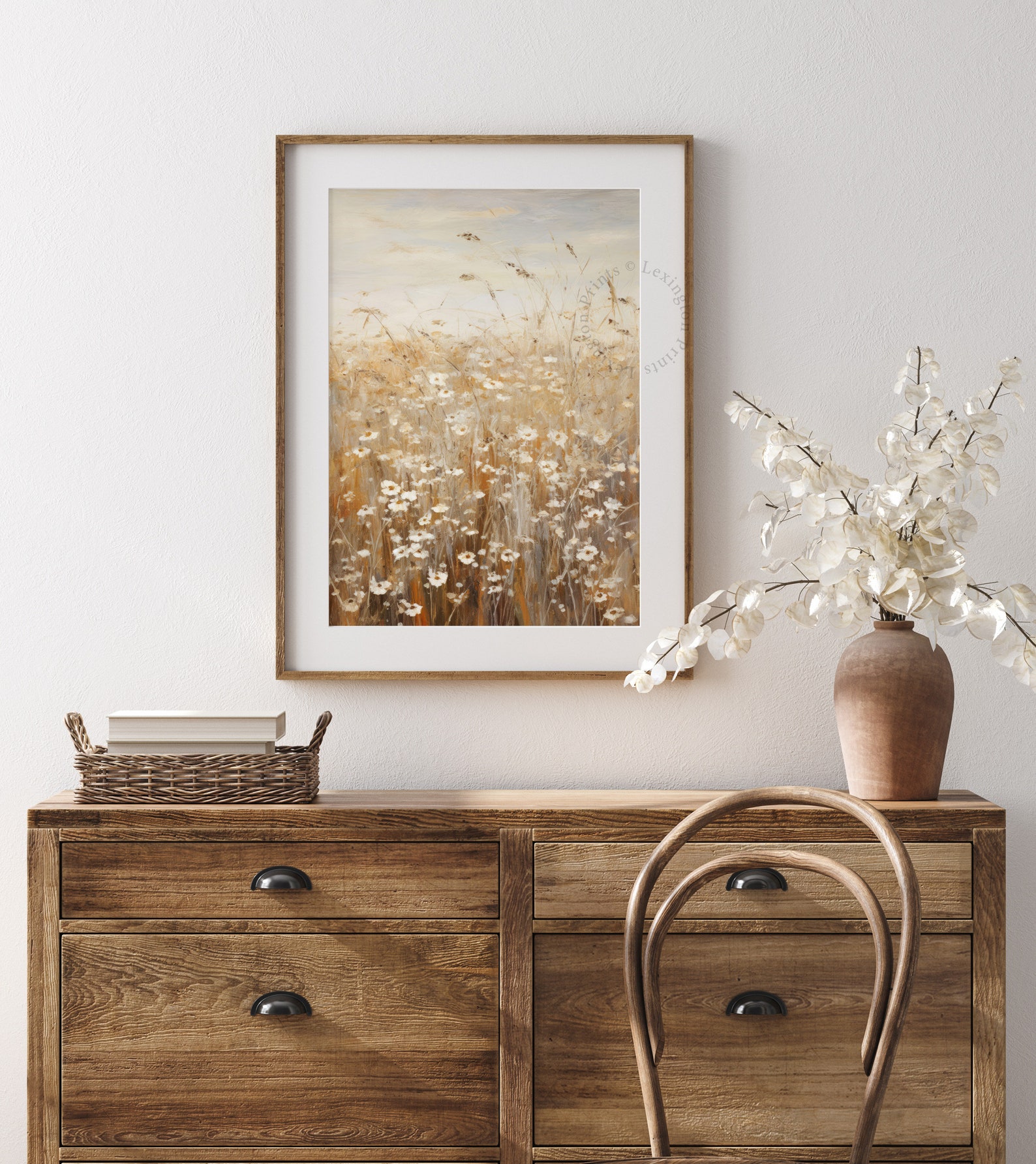 Rustic Printable Vintage Wildflower Print Set of 6, Spring Print ...