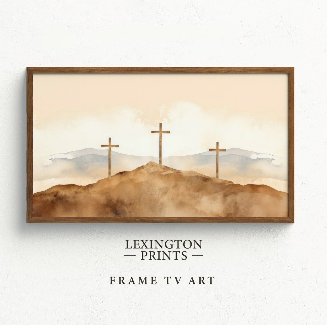 Christian Calvary TV Art Jesus TV Art, Easter Frame TV Art Christian Tv ...