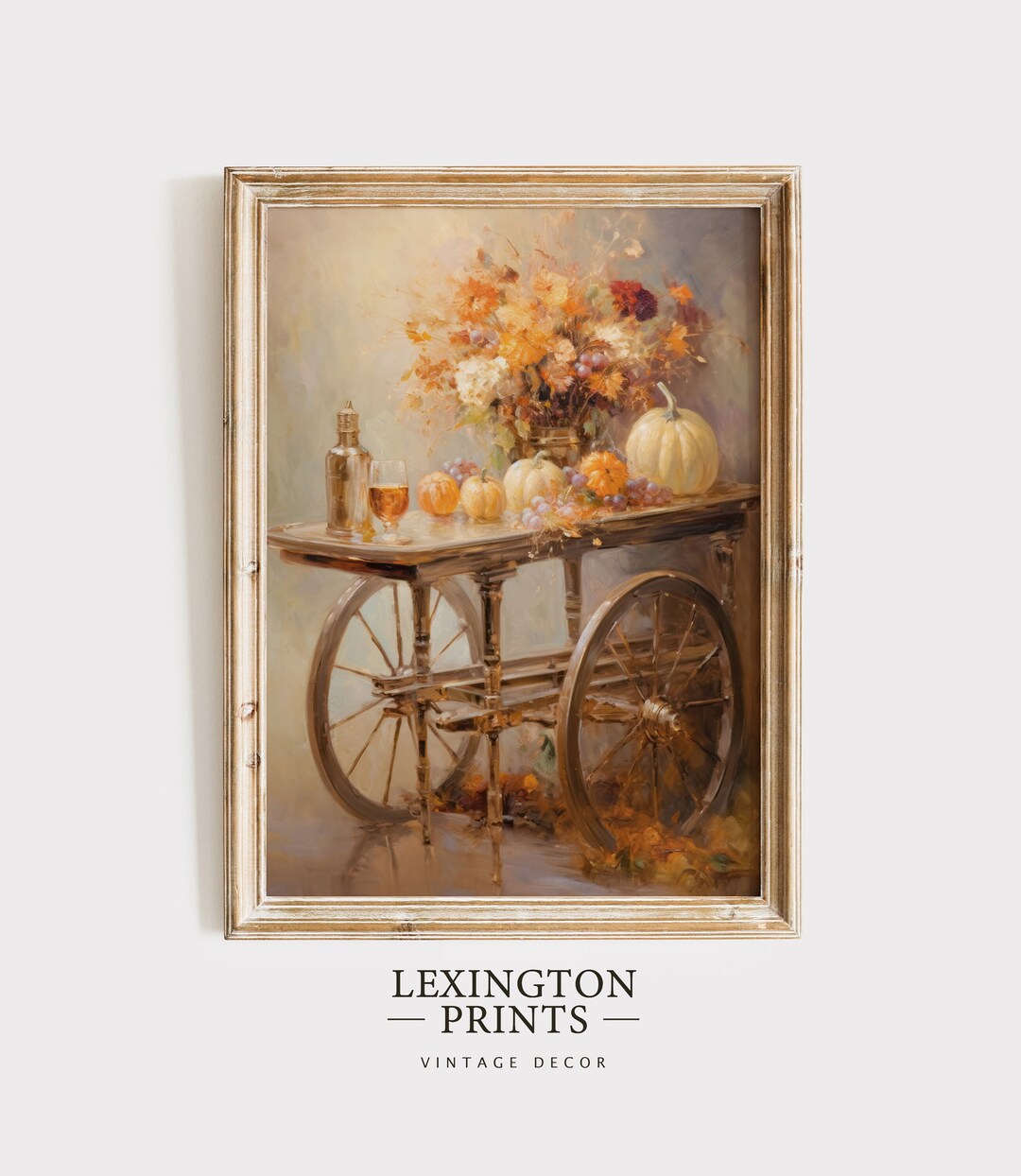 Rustic Fall Decor Fall Wall Art Bar Cart Art Printable Vintage Autumn ...