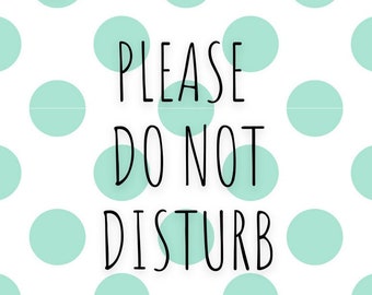 Pumping or Breastfeeding Mom Do Not Disturb Door Hanger Instant ...