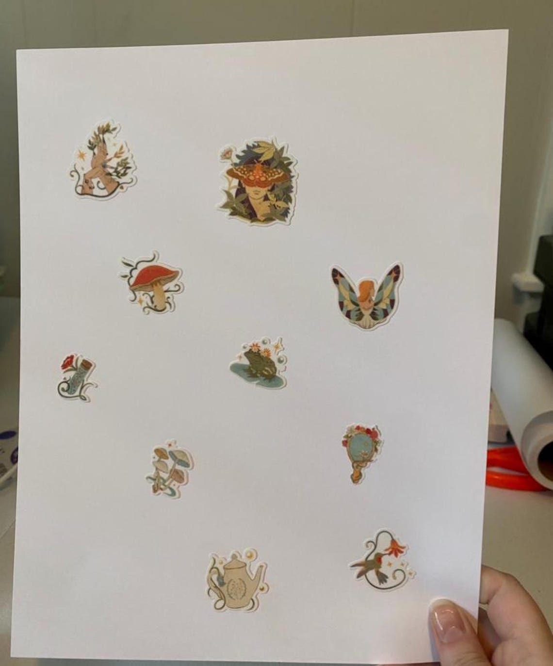 Bewitched Sticker Sheet | Witchy/cottage Core Sticker Sheet - Etsy