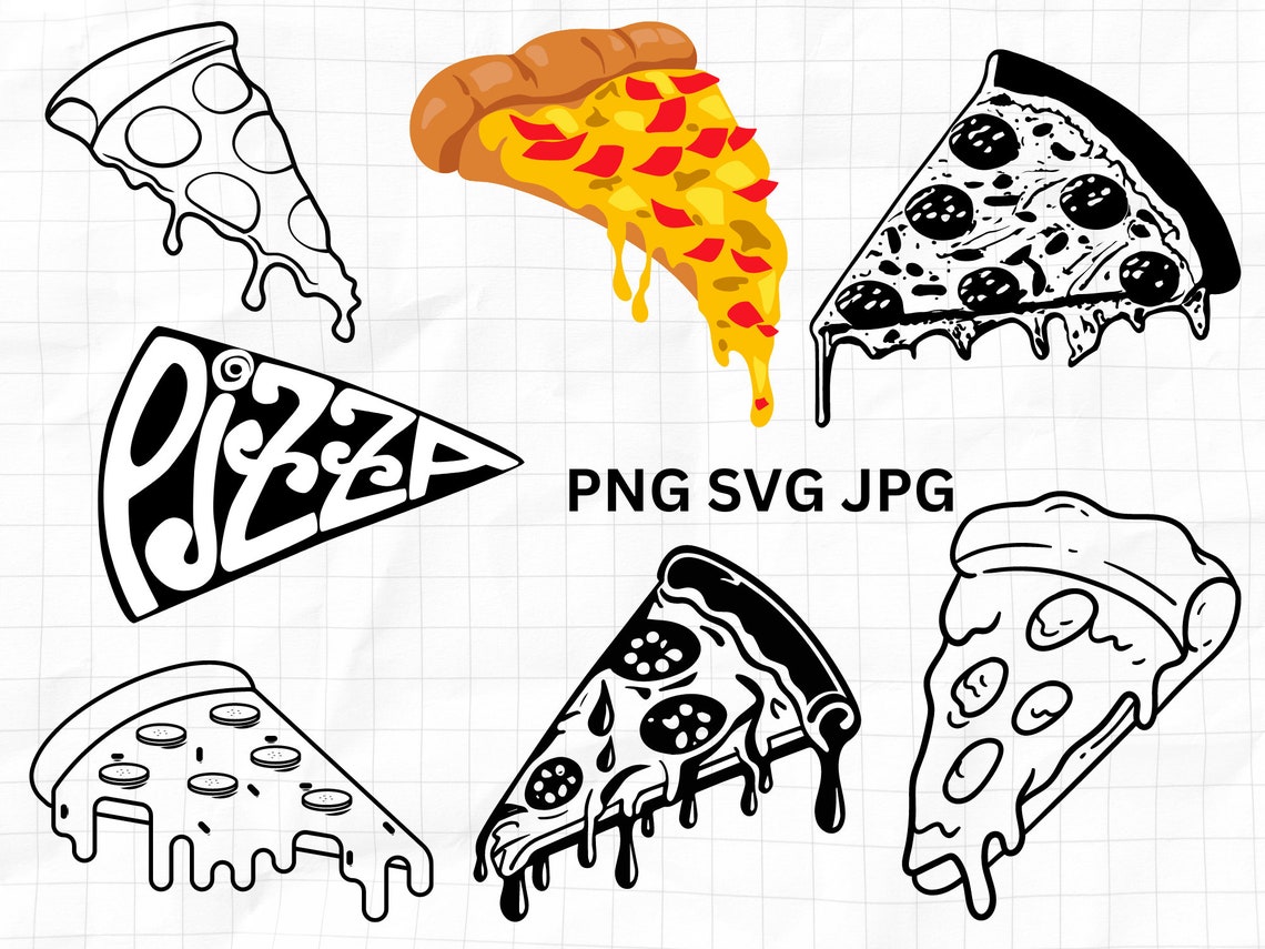 Pizza Slice SVG, Fast Food, Love Pizza, Pizza Clipart, Pizza Party ...