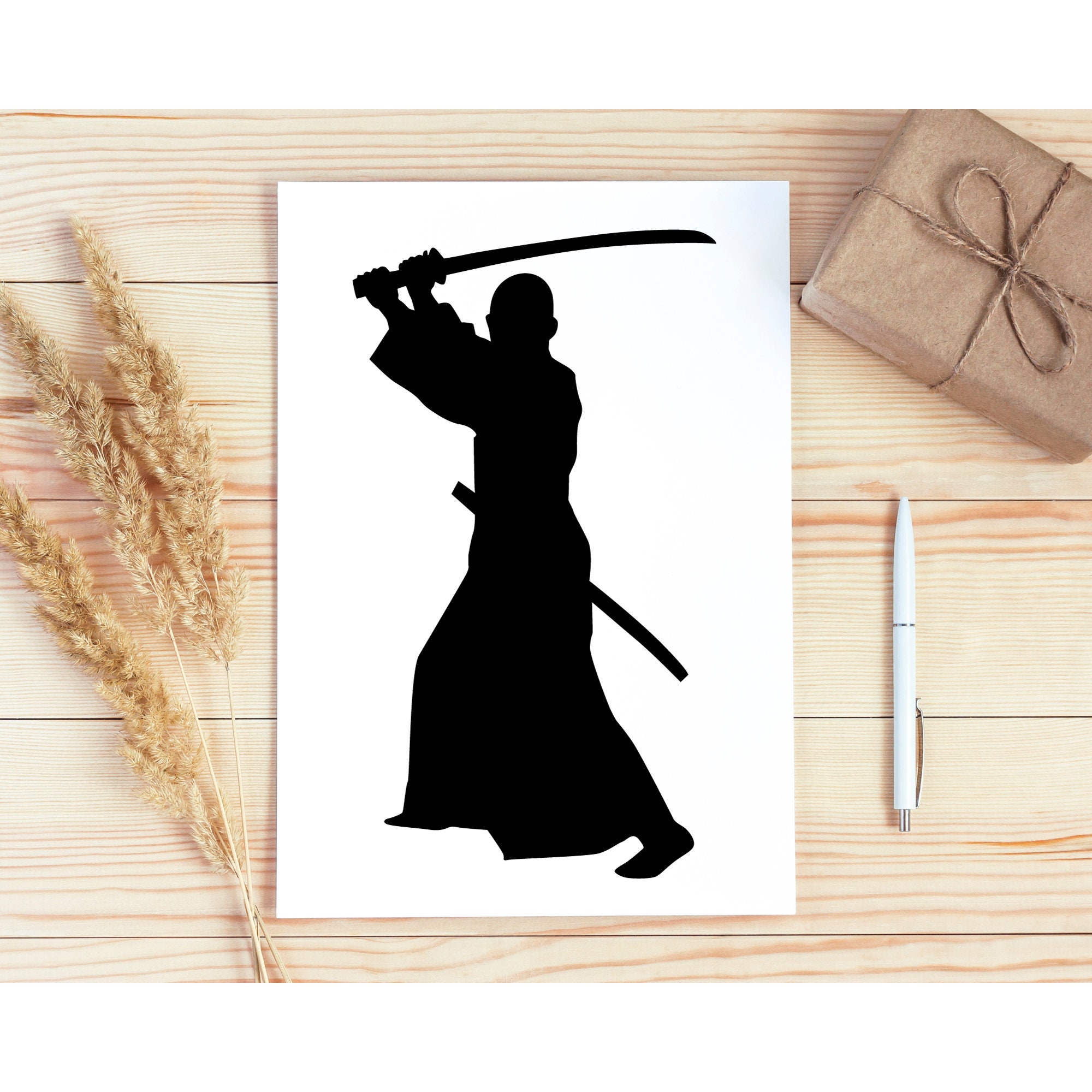 Samurai SVG Bundle, Lady Samurai SVG , Samurai Clipart, Samurai ...