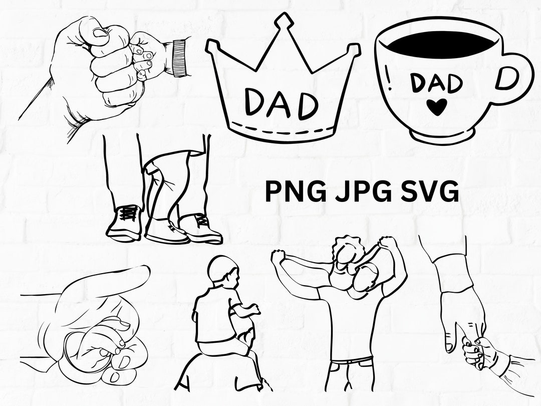 Fathers Day Svg Bundle, Dad Svg, Father Svg, Papa Svg, Best Dad Ever ...