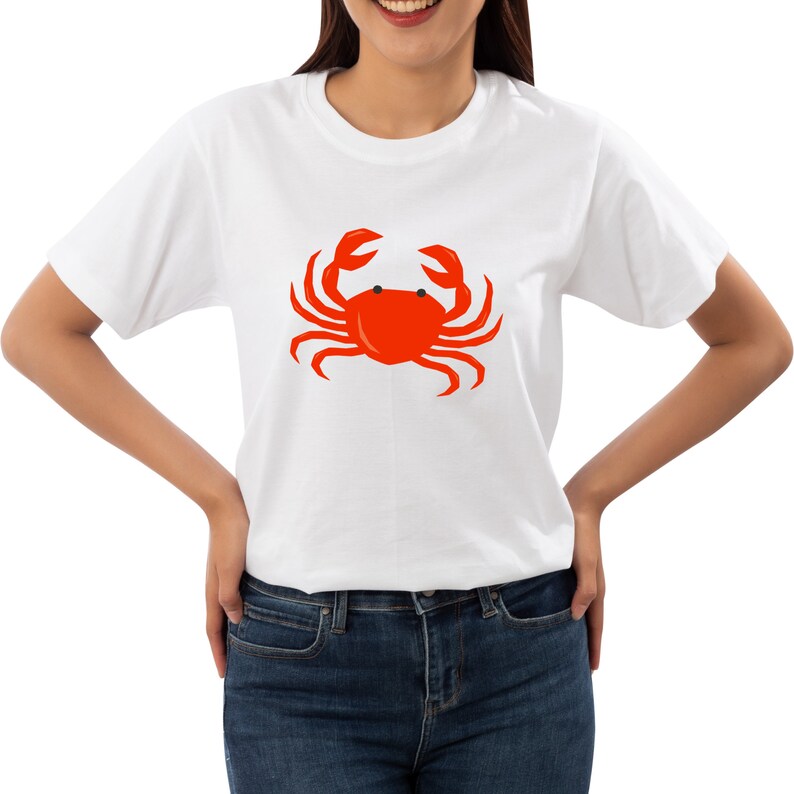 Crab SVG, Crab Clipart, Crab Svg Cutting File Crab Silhouette, Seafood ...