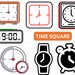 Clock Face SVG Bundle, Clock Svg, Time Clipart, Time Design Svg, Wrist ...