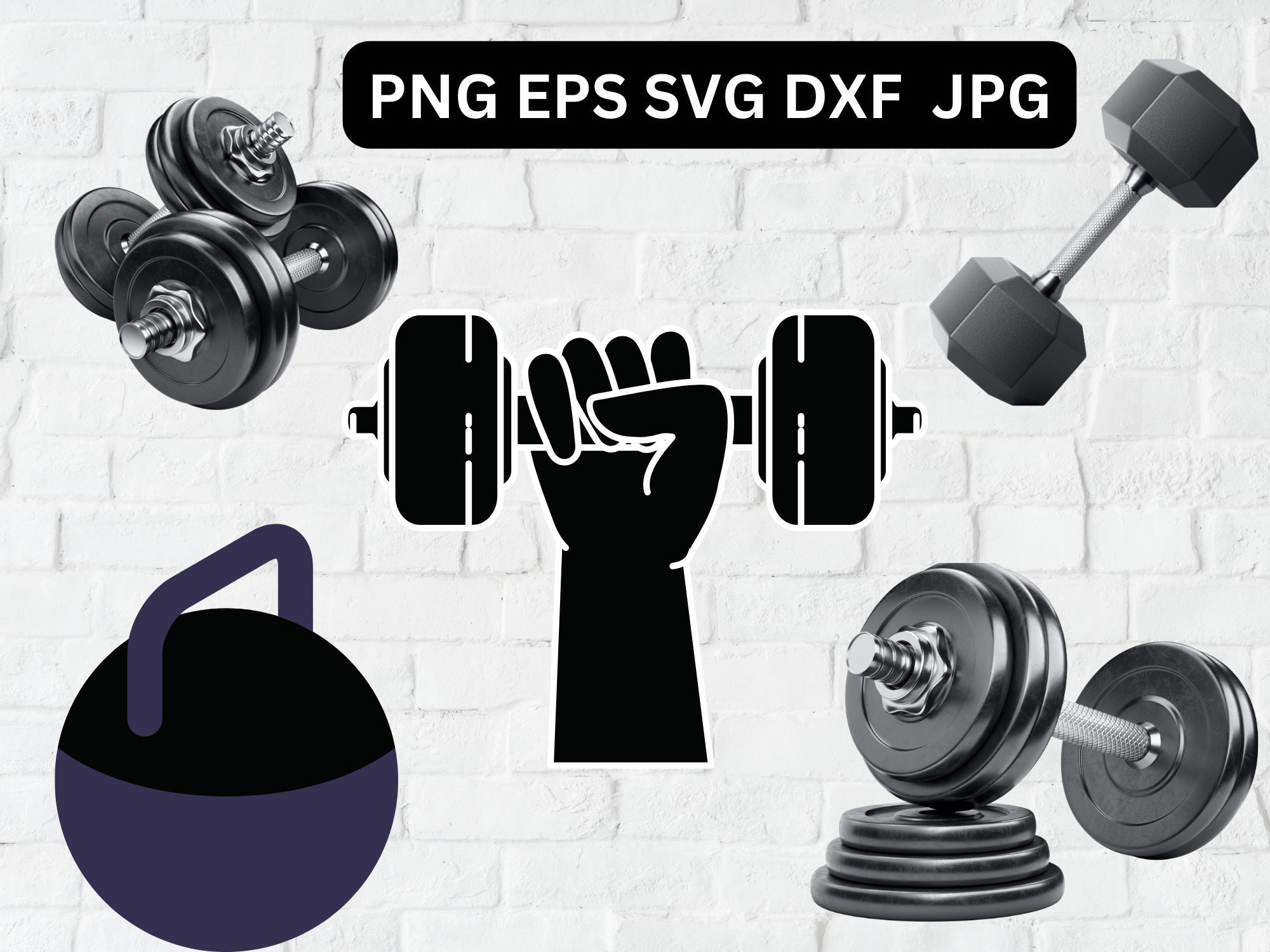 Dumbbell Svg , Weight Hand Dumbbell Svg, Gym SVG , Weight SVG ...
