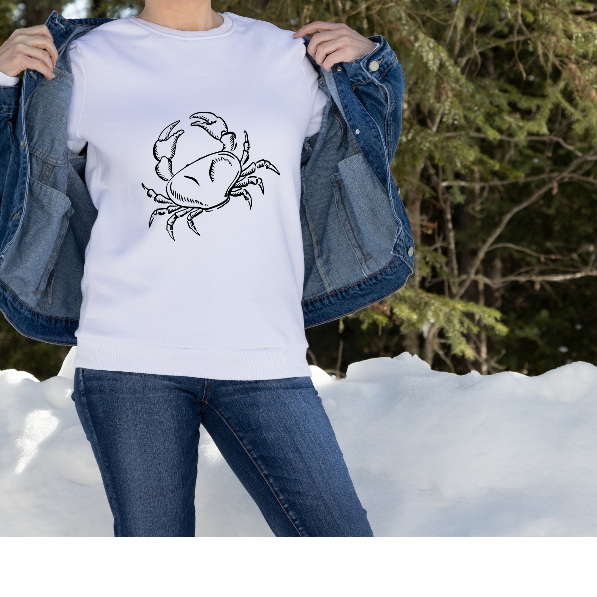 Crab SVG, Crab Clipart, Crab Svg Cutting File Crab Silhouette, Seafood ...