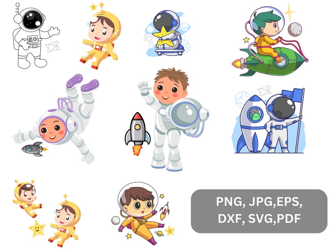 Astronaut Space Clipart , Astronaut Spaceman , Outer Space Printable ...