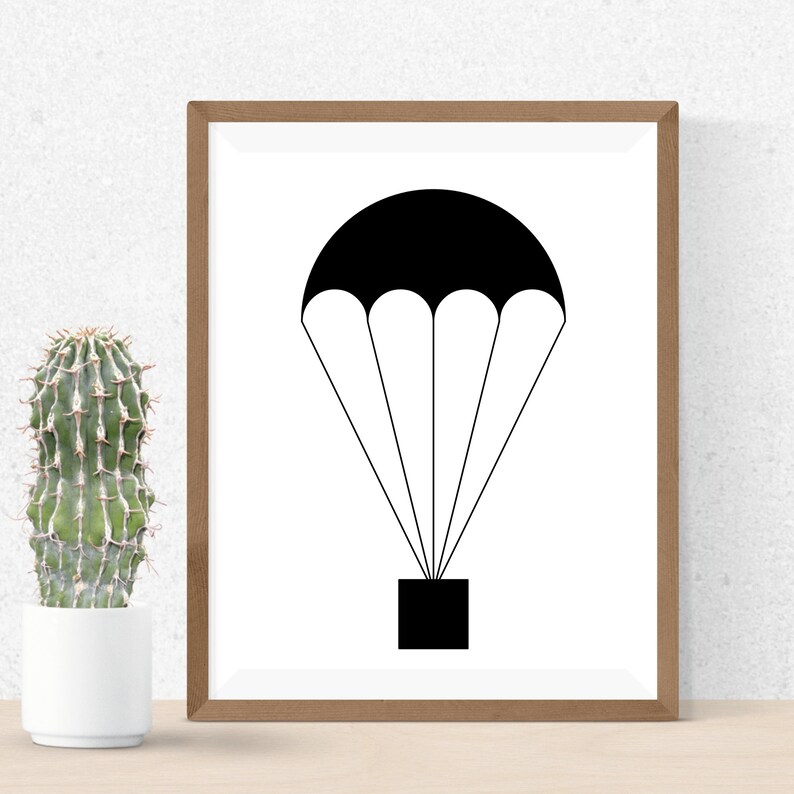 Parachute SVG, Paraglider Svg , Skydivers Svg, Parachute Vector, Supply ...
