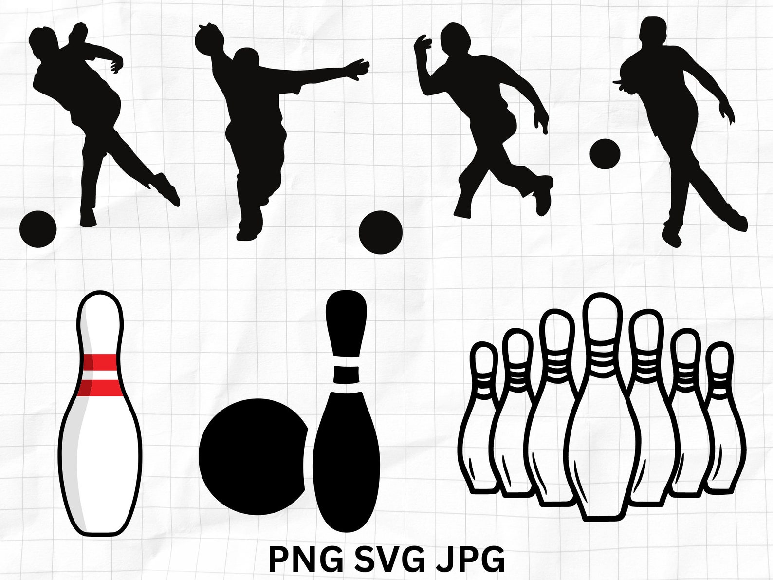Bowling SVG Bundle, Bowling SVG PNG, Bowler Svg, Bowling Quotes Svg ...