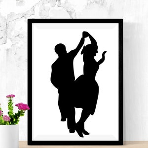 Dancing Couple Svg Bundle, Dance Svg, Couple SVG, Dance Silhouette ...