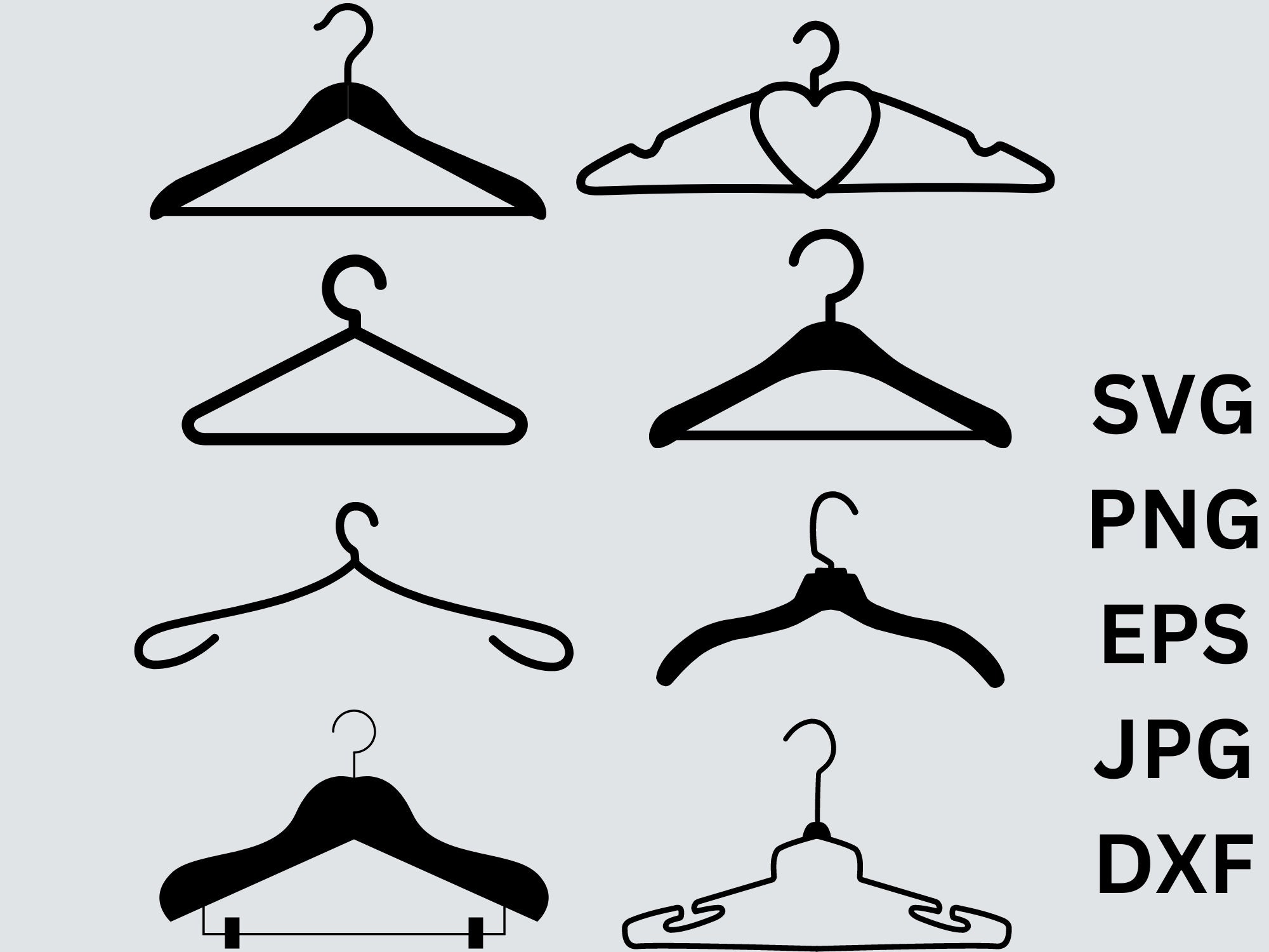 Clothes Hanger SVG, Hanger SVG, Coat Hanger SVG, Clothes Hanger Cut ...