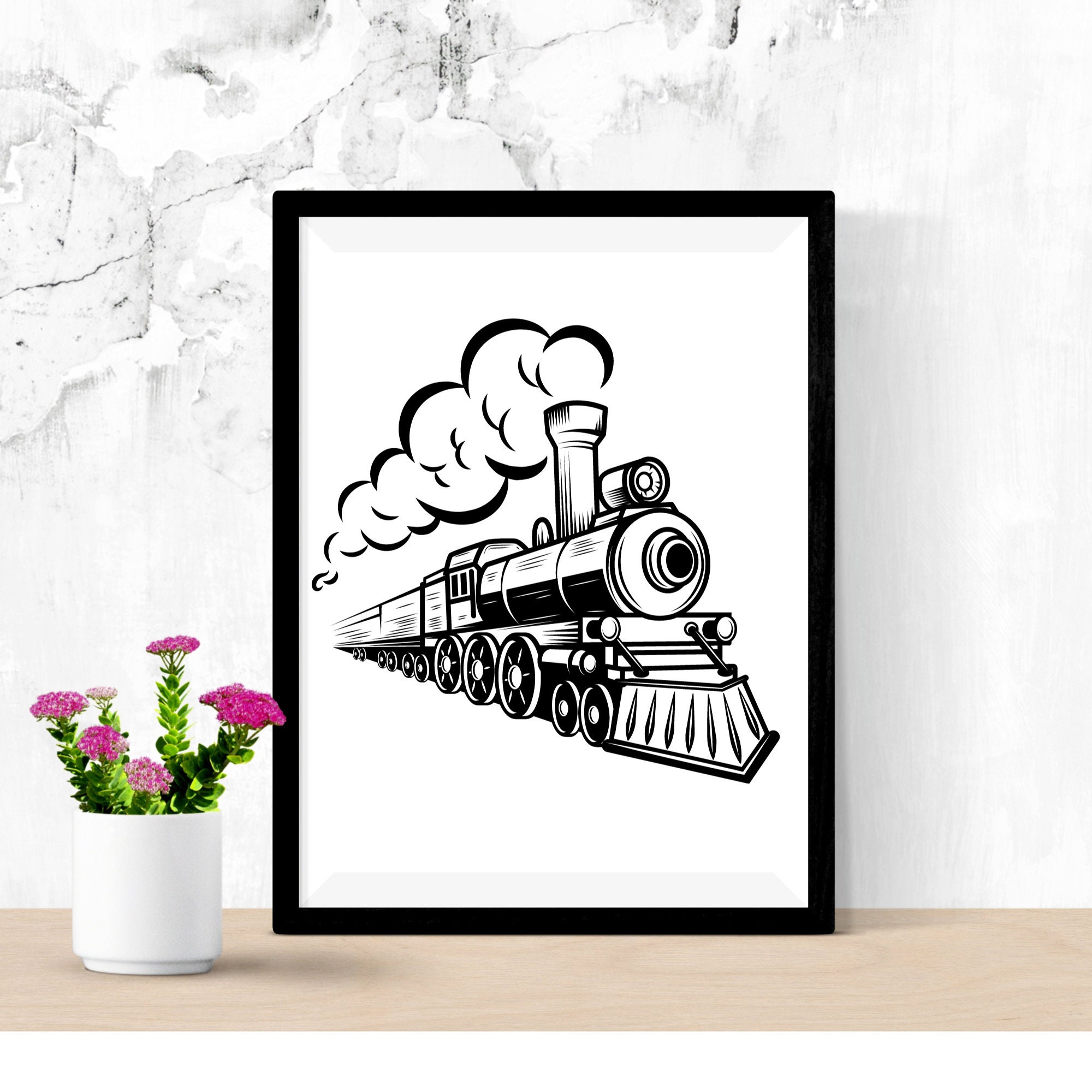 Train SVG, Train SVG Bundle, , Train Clipart, Cut Files for Silhouette ...