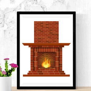 Chimney SVG, Chimney PNG, Brick Clipart, Brick Chimney Svg, House Roof ...