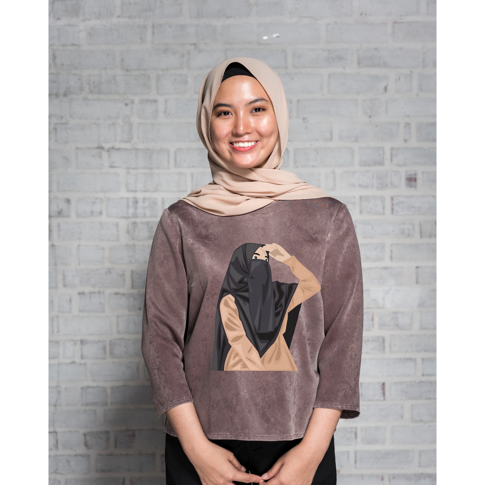 Muslim Girls Clipart, Muslim Woman Svg, Beautiful Girl With Hijab PNG ...