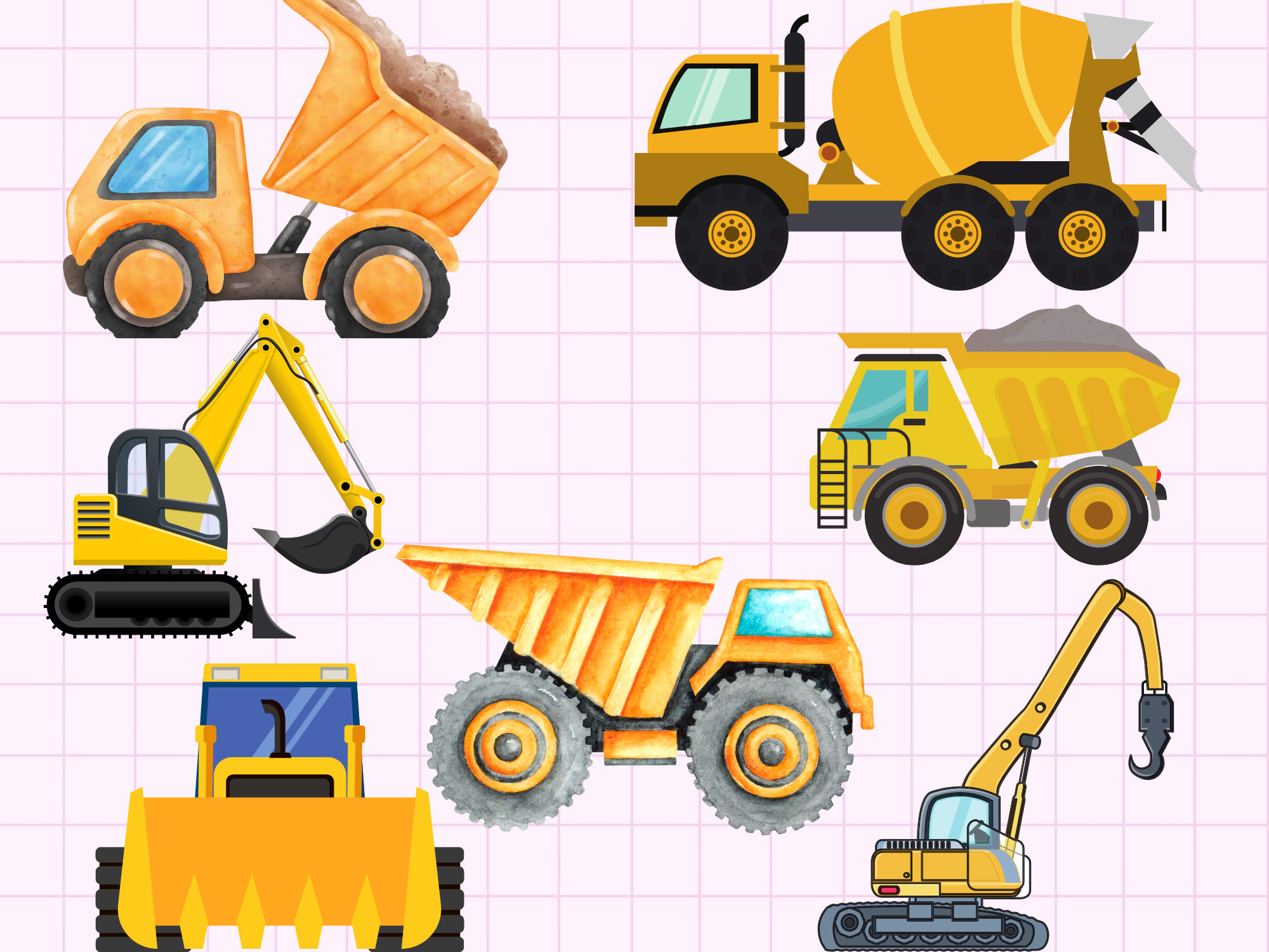 Construction Svg, Construction Svg Bundle ,transport Truck Svg, Truck ...