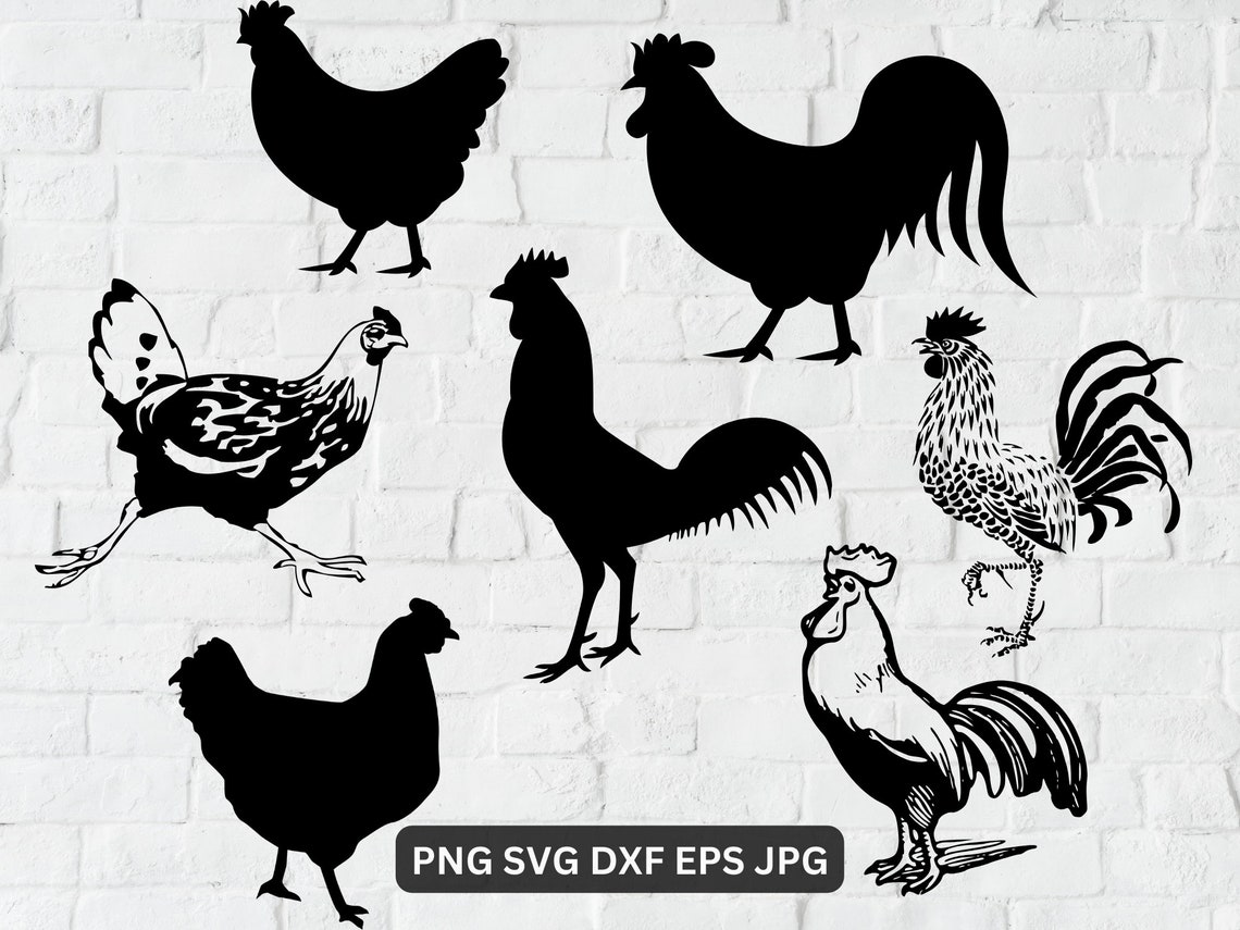 Chicken SVG Bundle Chicken Svg Chicken Svg Funny chicken - Etsy