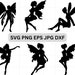 Girl Angel Svg, Cute Angel Silhouette Bundle, Angels SVG Package ...