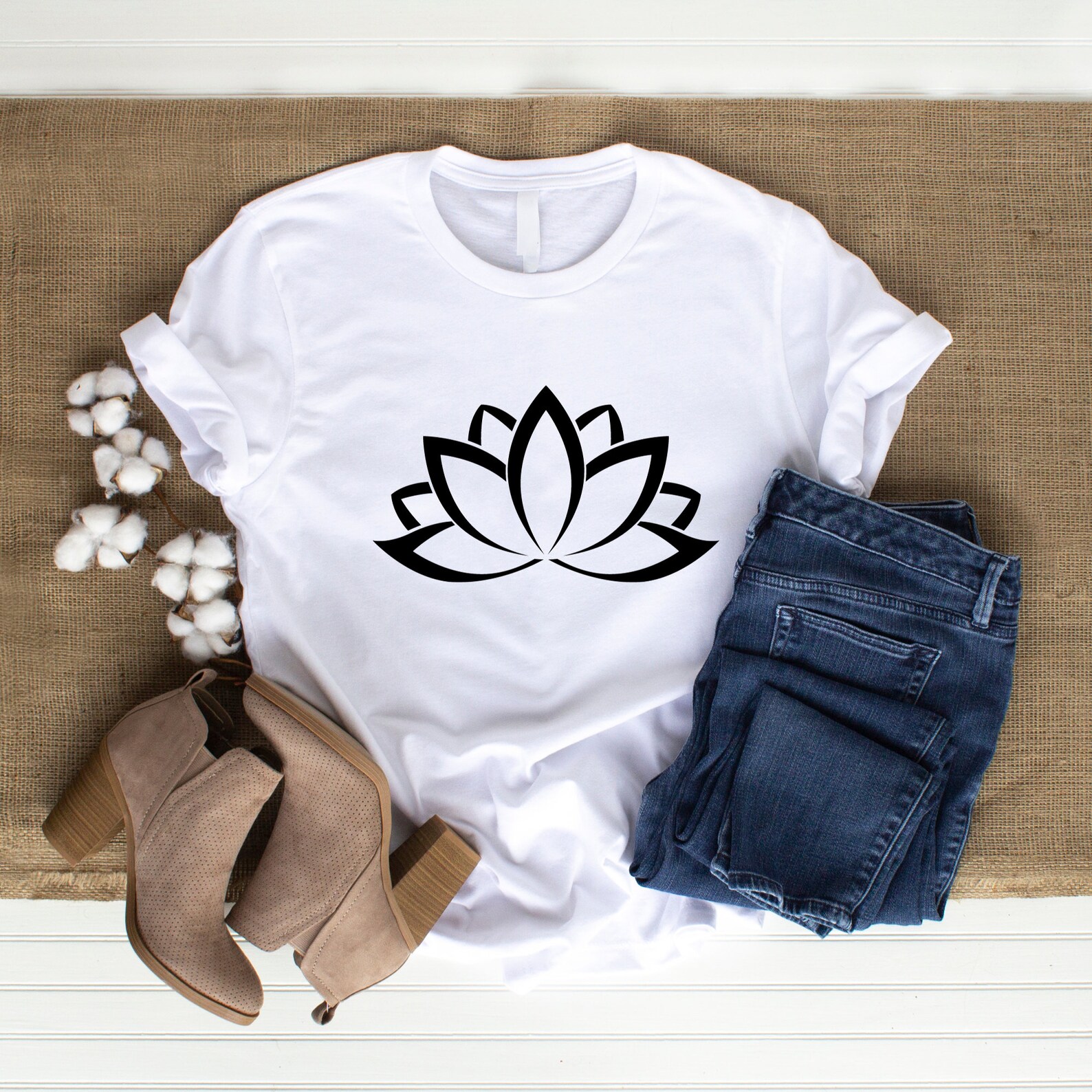 LOTUS SVG, Lotus Flower Svg, Lotus Silhouette, Flower Svg , Lotus Png ...