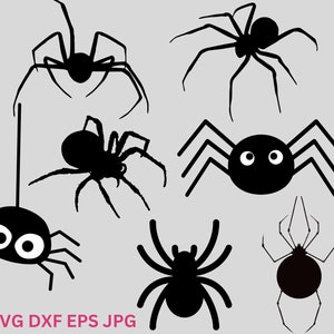 Spider Svg, Spider SVG Bundle, Halloween Spider SVG, Scary Spider SVG ...