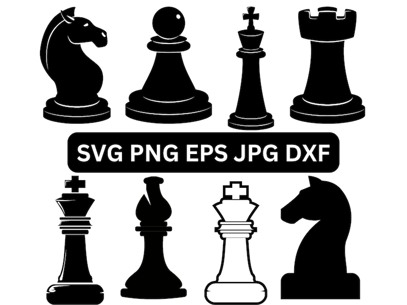 Chess Svg, Chess Pieces Svg, Chess Board Svg, Chess Player Svg, Chess ...