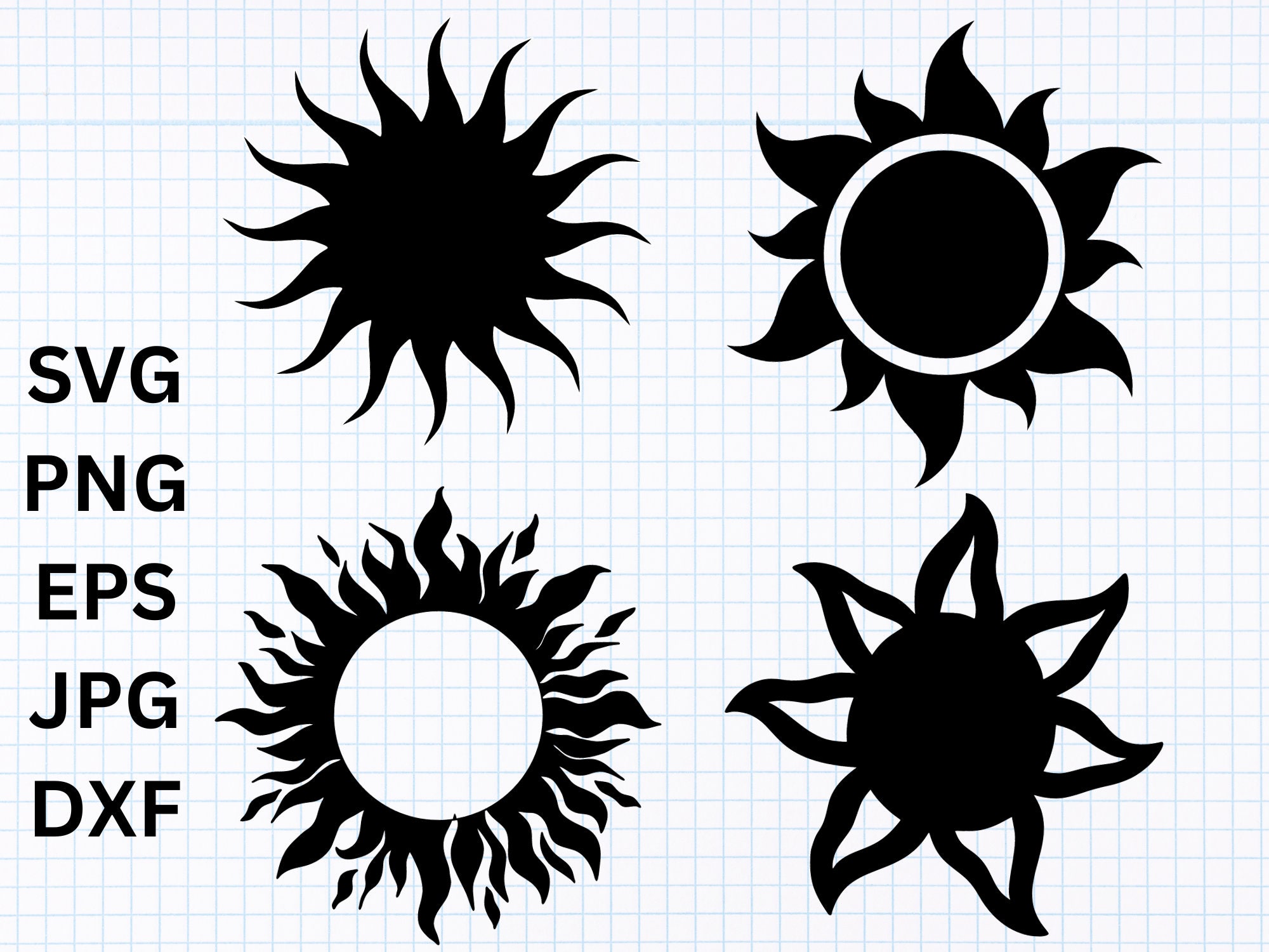 Tribal Sun SVG, Sunshine Svg, Sun Svg Files for Cricut, Sun Clipart for ...