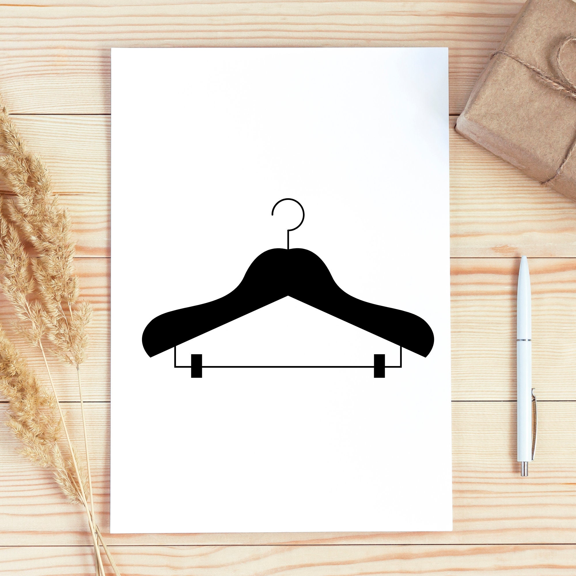 Clothes Hanger SVG, Hanger SVG, Coat Hanger SVG, Clothes Hanger Cut ...