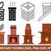 Chimney SVG, Chimney PNG, Brick Clipart, Brick Chimney Svg, House Roof ...
