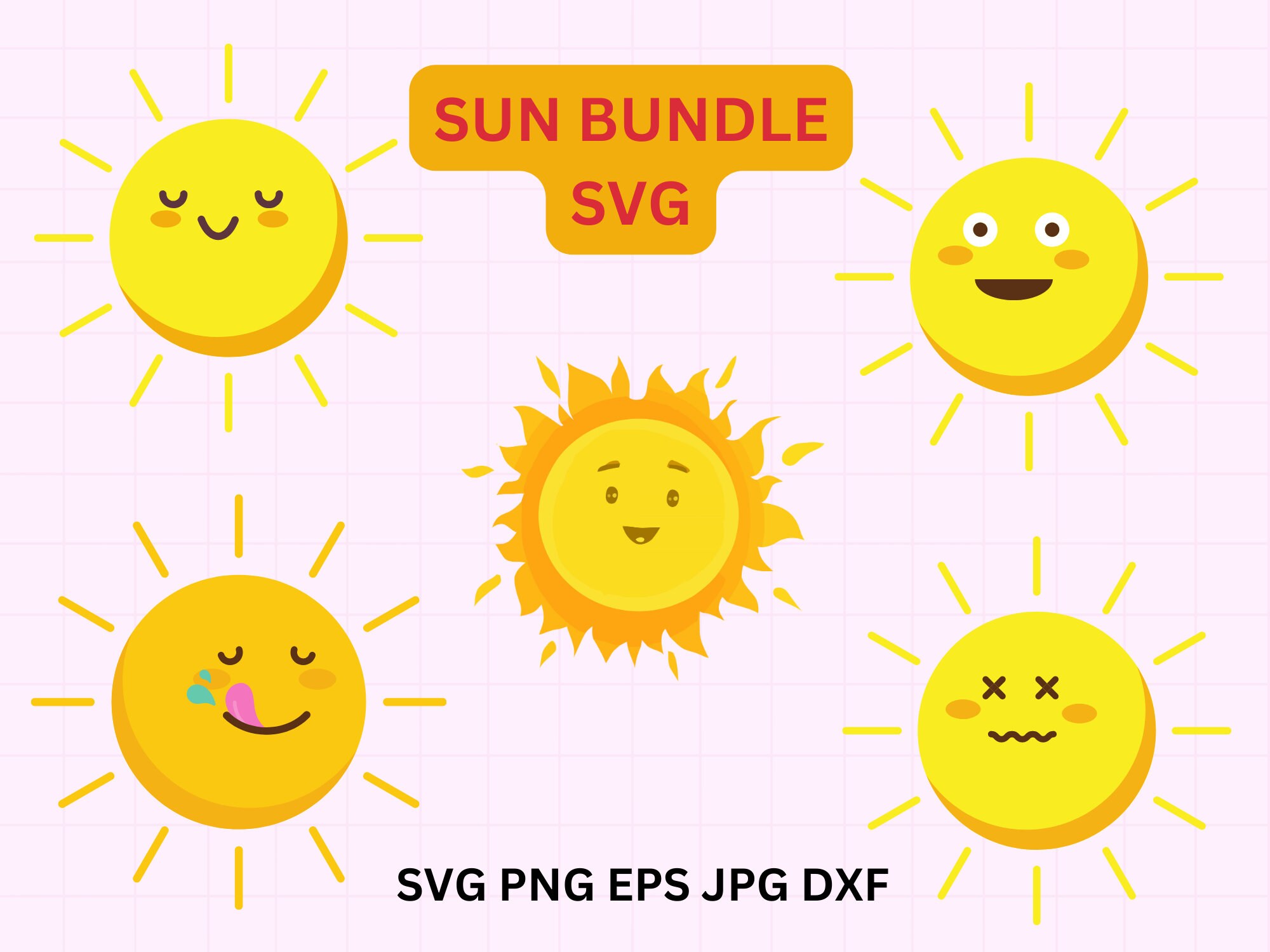 Sun SVG, Sun Cut File, Sun Clipart, Sunshine Svg, Solar Svg, Sunburst ...