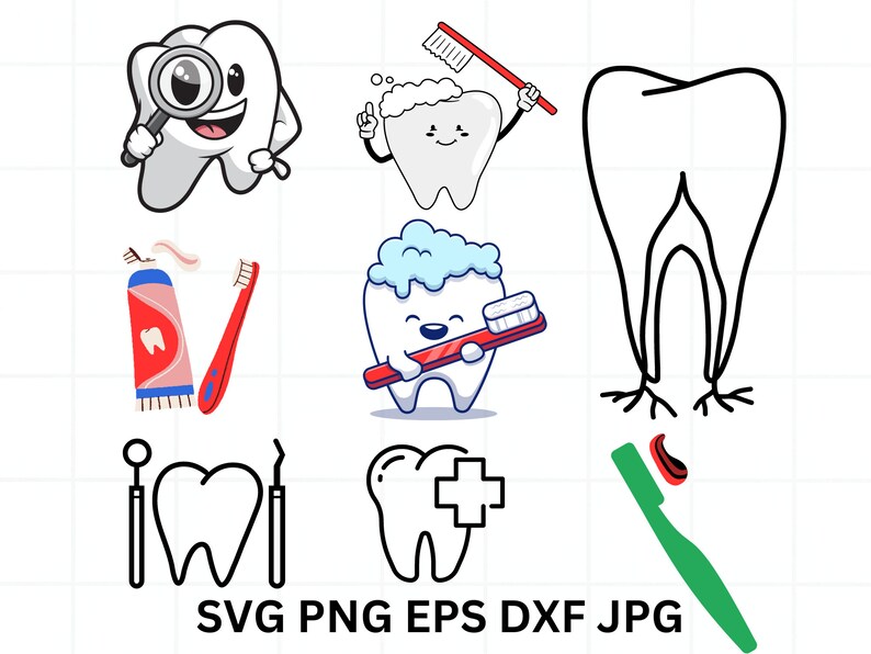 Dentist Svg Dentist Gift Tooth Svg Dental Svg Bundle Dental - Etsy