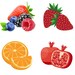 Fruit SVG Bundle , Cute Fruit Clipart , Fruit SVG Summer Svg Tropical ...
