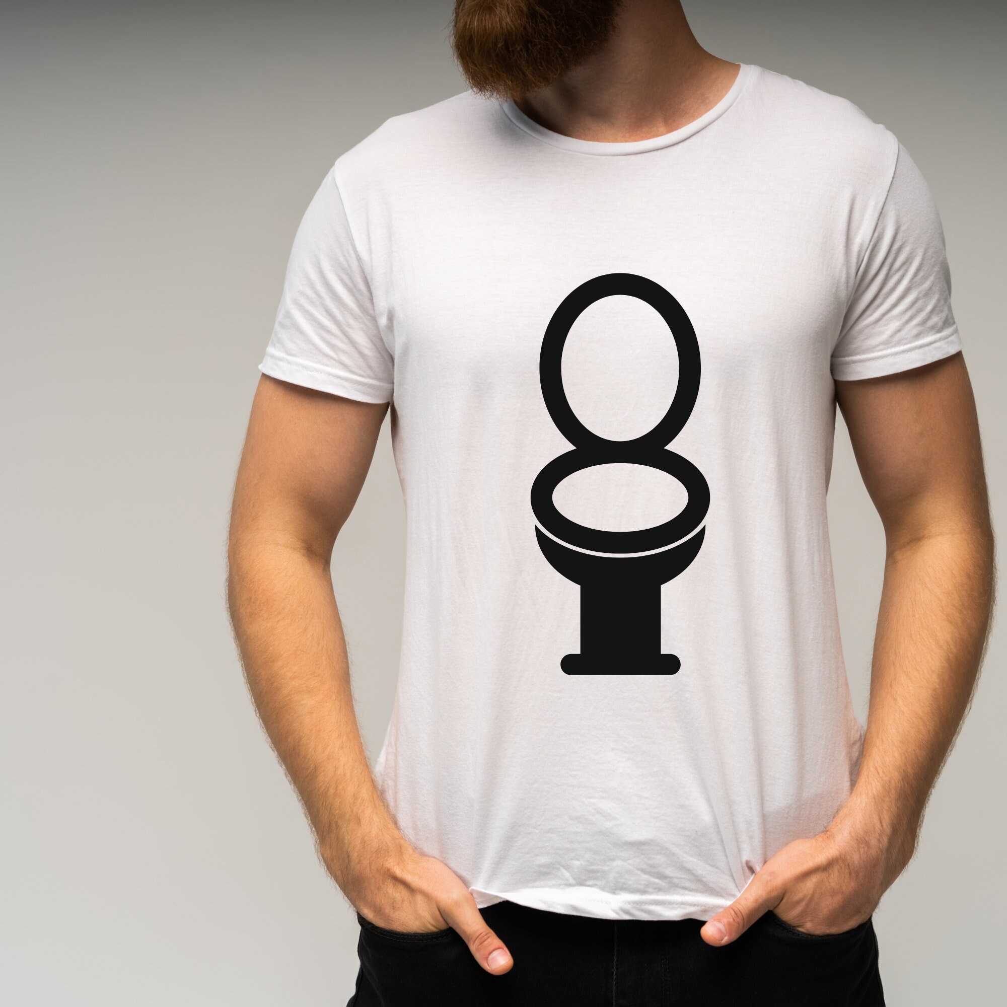 Toilet Seat SVG, Sitting on a Toilet Png, Toilet Paper Clipart ...